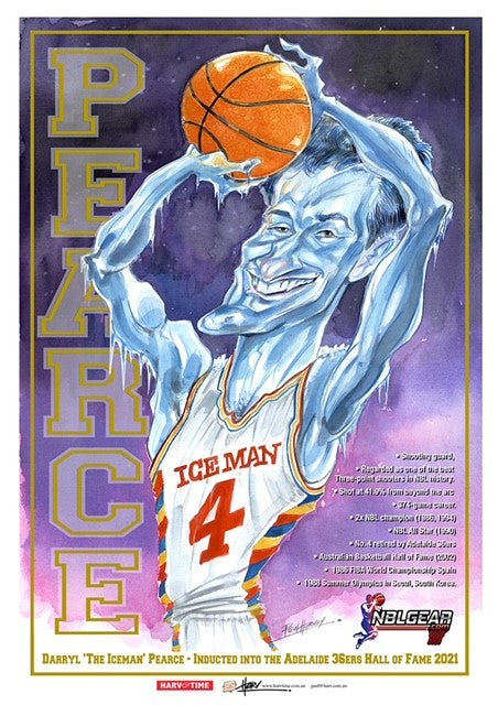 36ers Hall of Fame Inductee 2021 - Darryl "The Iceman" Pearce – NBL Gear
